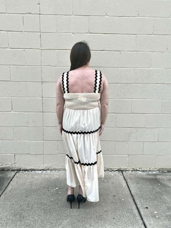 Ivory Cascade Maxi - Leona
